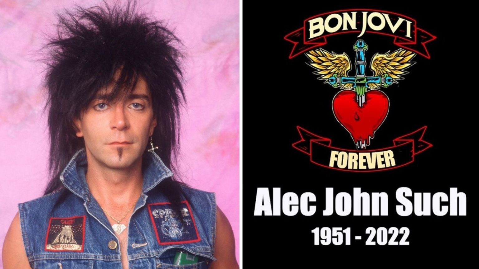 Alec John Such, primer bajista de Bon Jovi falleció a los 70 años