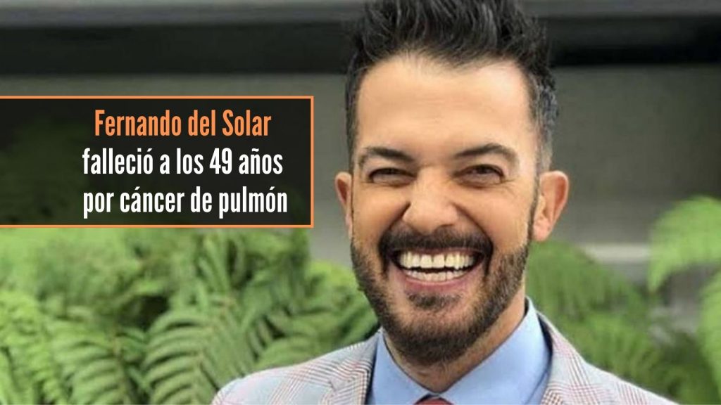 Fernando del Solar, famoso actor de TV, falleció a los 49 años
