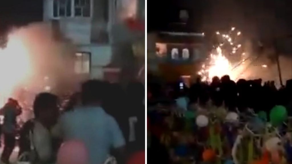 Explosión de pirotecnia deja más de 40 heridos en Tianguistengo, EdoMéx